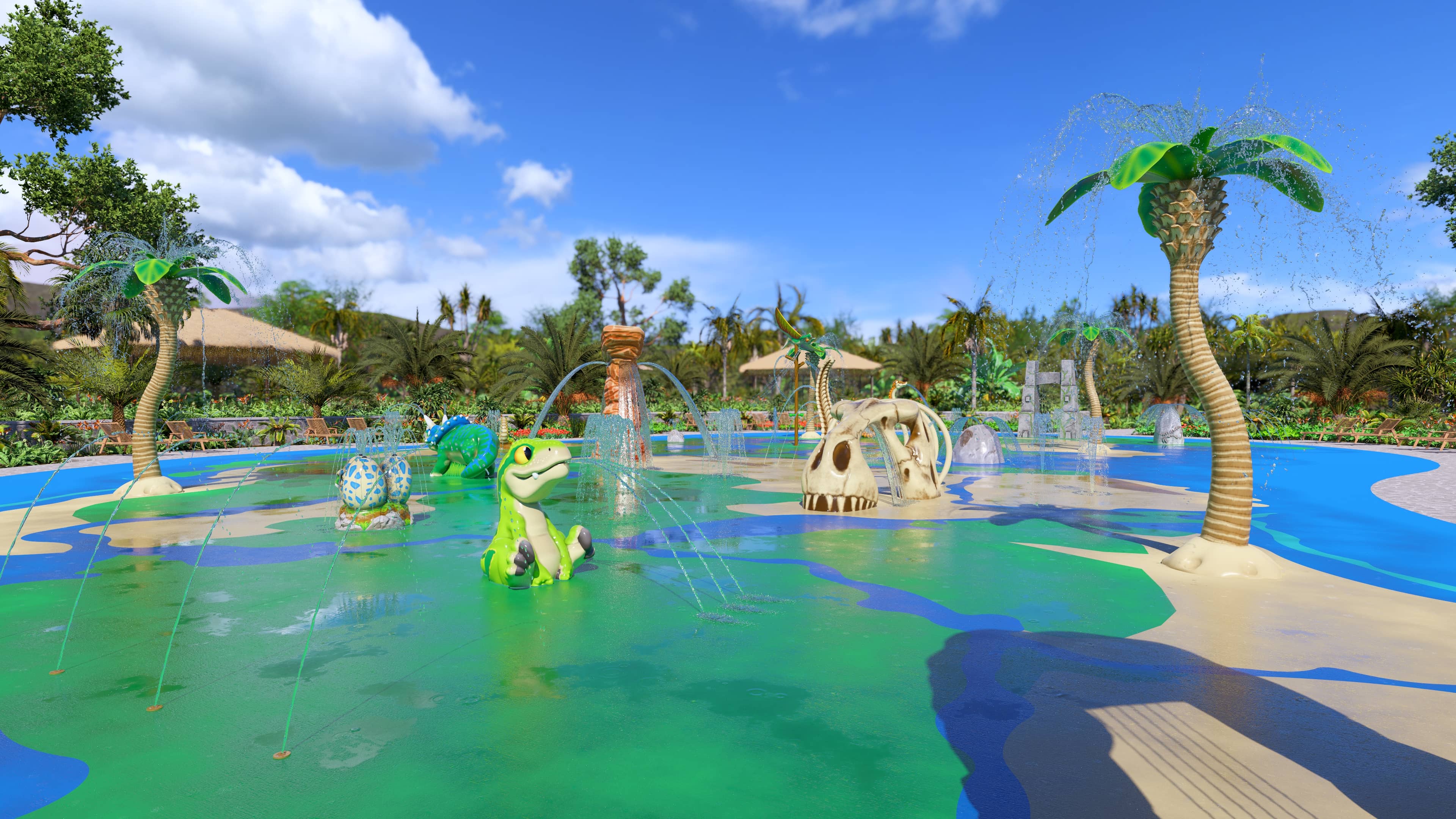 Designing a Dinosaur-Themed Splash Pad: Tips for Creating Immersive ...